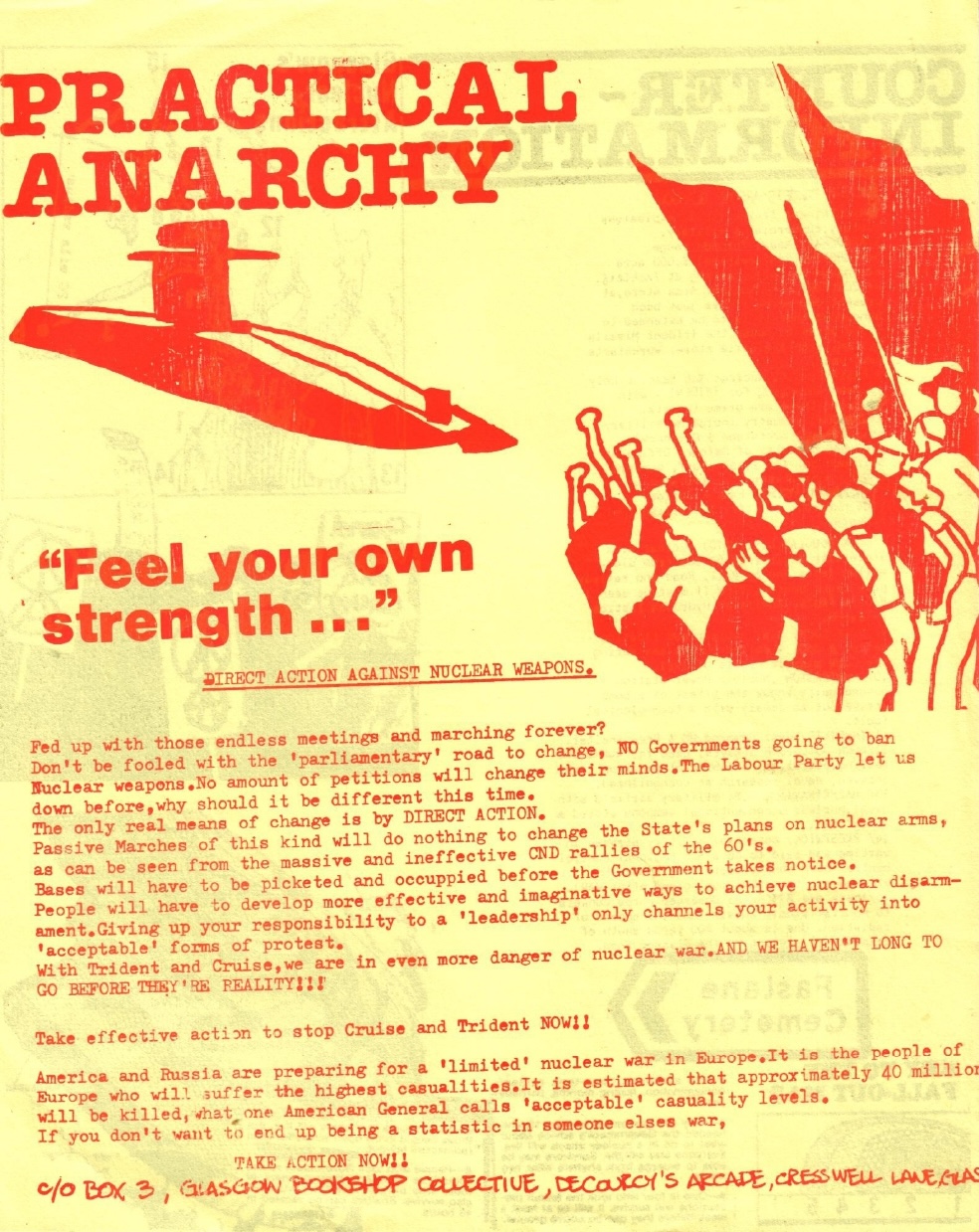 Practical Anarchy (Glasgow) posters | libcom.org